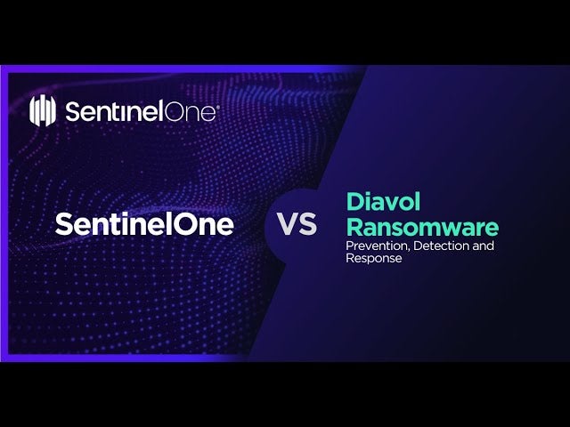 SentinelOne Vs. Diavol Ransomware – Mitigation and Rollback | SentinelOne ES