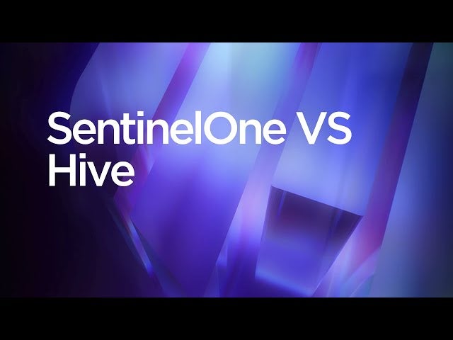 SentinelOne Vs. Hive Ransomware – Mitigation and Rollback | SentinelOne ES